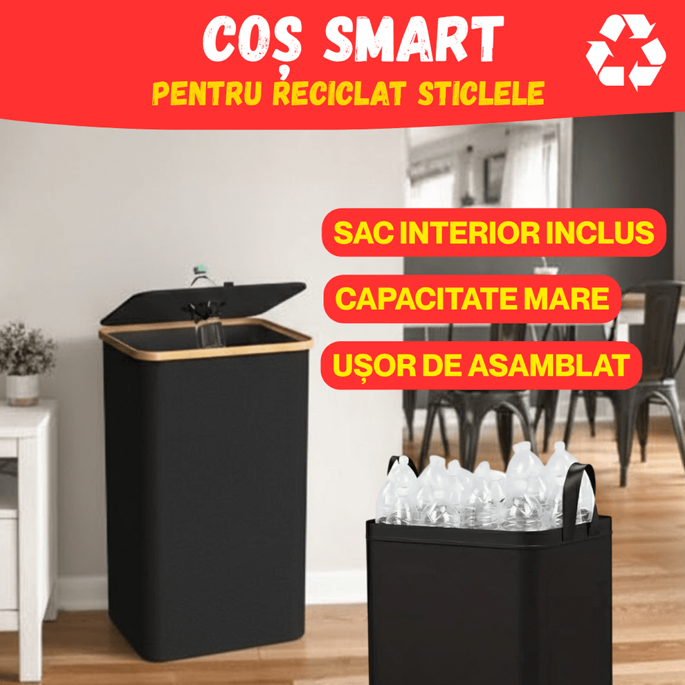 COS SMART PENTRU RECICLAT STICLE – Preturi Reduse