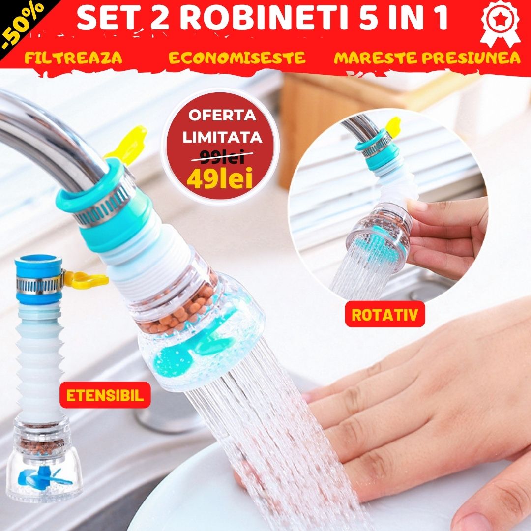 SET 2 ROBINETI 5 IN 1 – Preturi Reduse